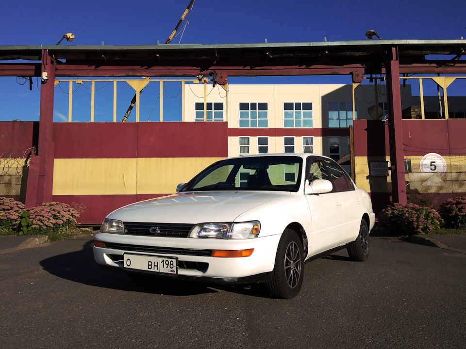 Фото после покраски — Toyota Corolla (100), 1,5 л, 1992 года ...