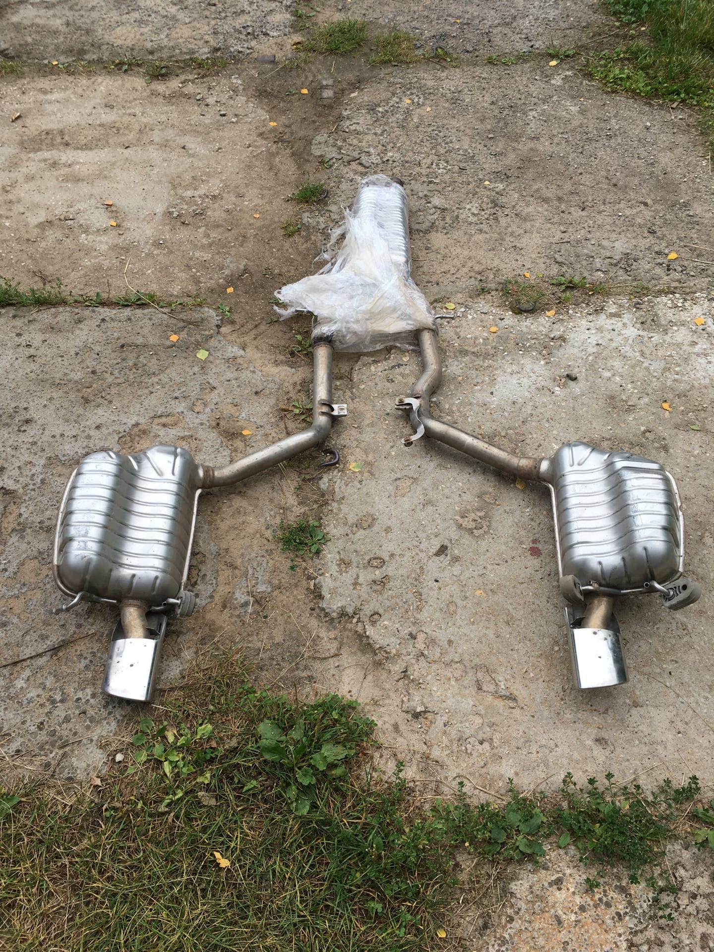 Самец по баварски, выхлоп с350 на c180 — Mercedes-Benz C-Class (W204 ...