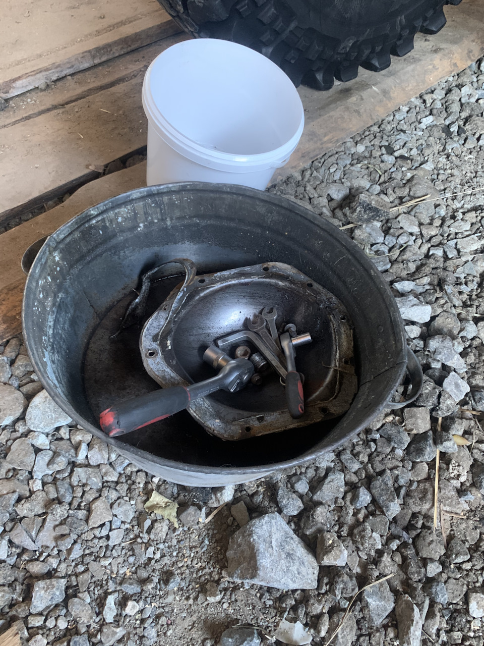 Замена подшипников хвостовика! — УАЗ Patriot, 4 л, 2005 года | своими ...