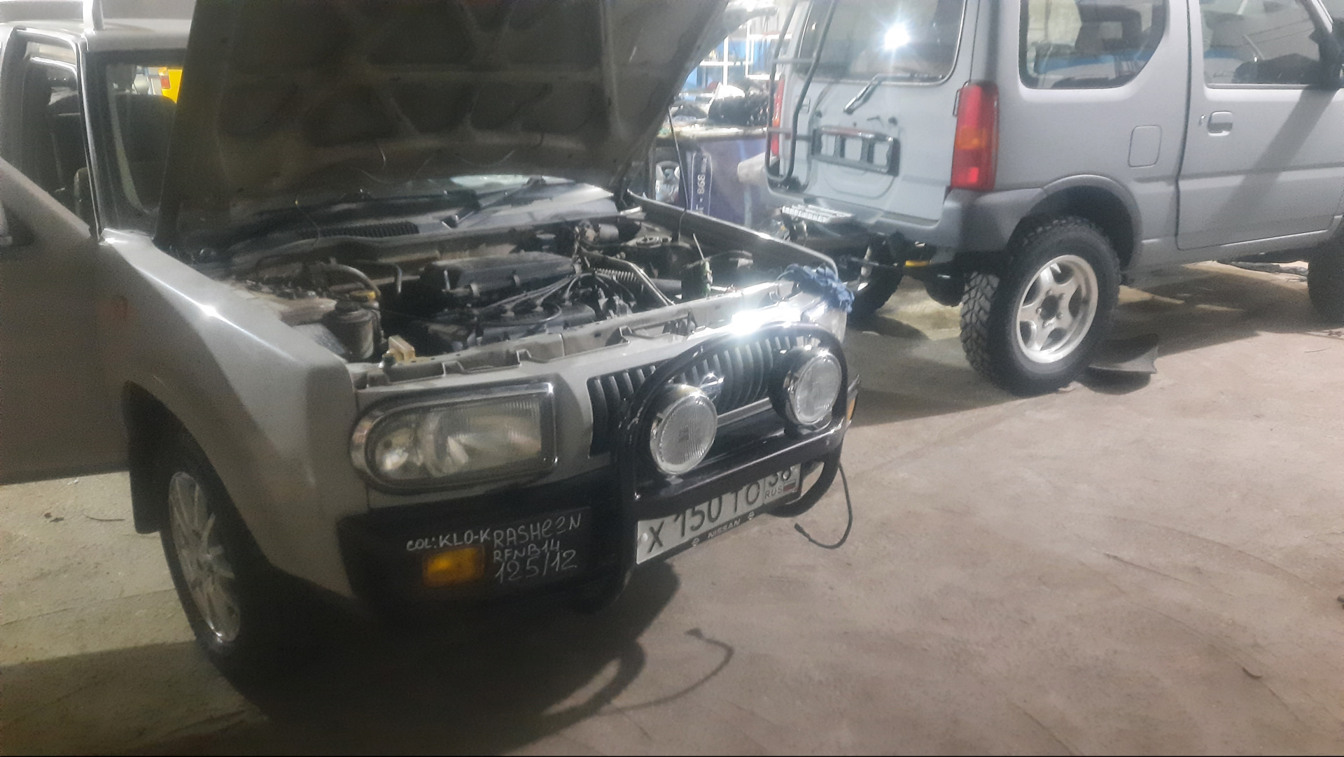 3. Восстановление. Замена двигателя. — Nissan Rasheen, 2 л, 1999 года ...