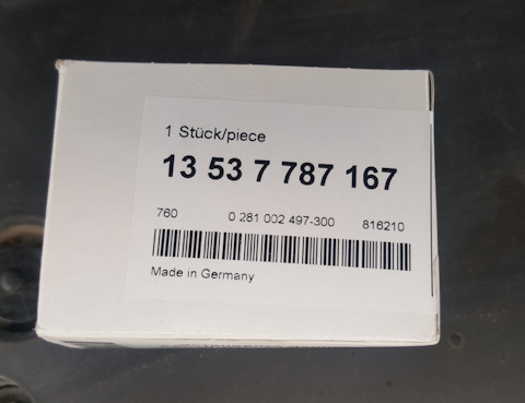 13537787167 Датчик давления BMW | Запчасти на DRIVE2