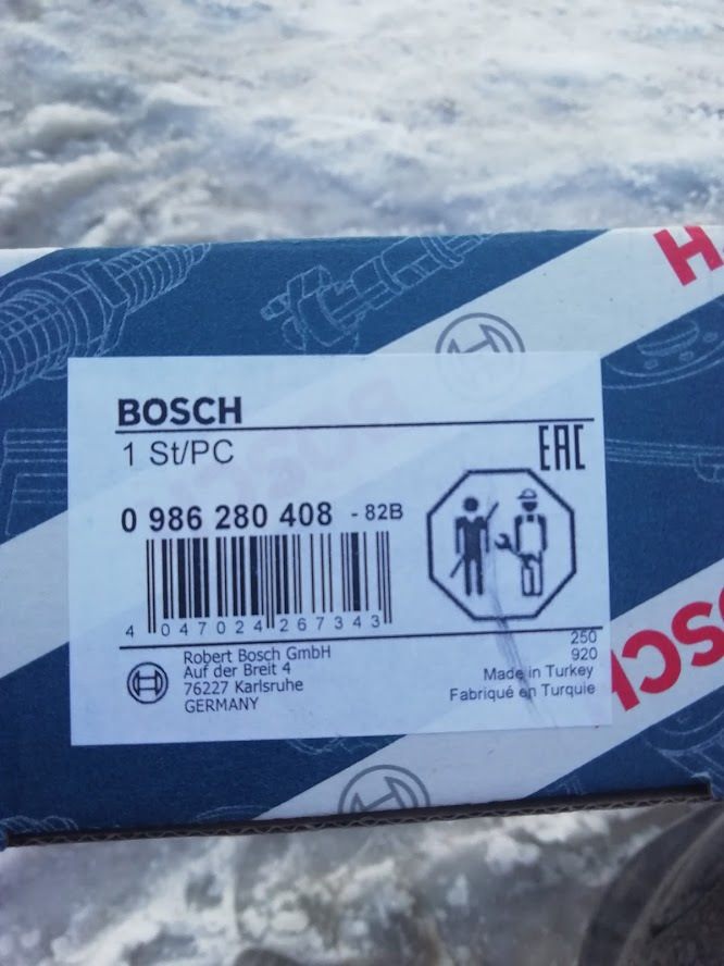 0986280408 Датчик положения коленвала BOSCH | Запчасти на DRIVE2