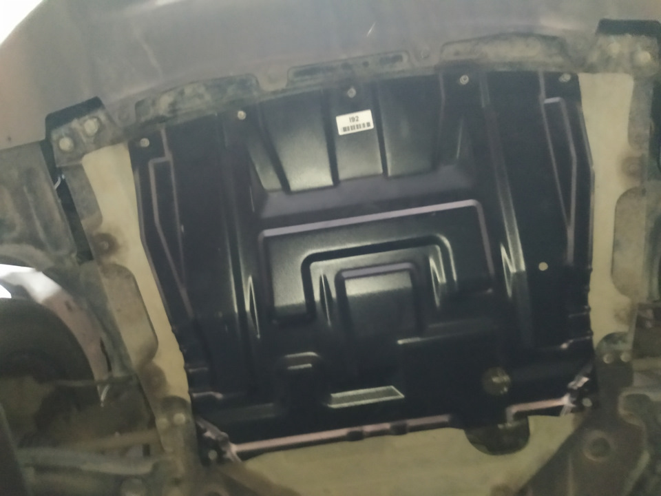 Защита картера двигателя. — Lada Vesta SW (1G), 1,6 л, 2018 года ...