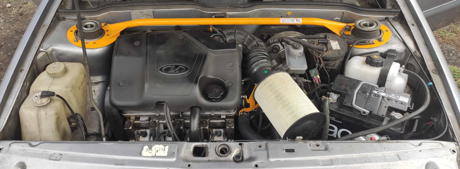 Распорка стоек, кронштейн дмрв, воздушный фильтр Ford focus — LADA 2114 ...