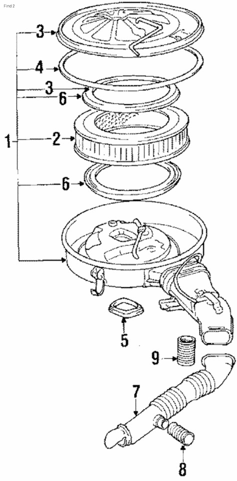 1780141090 Воздушный фильтр TOYOTA LEXUS | Запчасти на DRIVE2