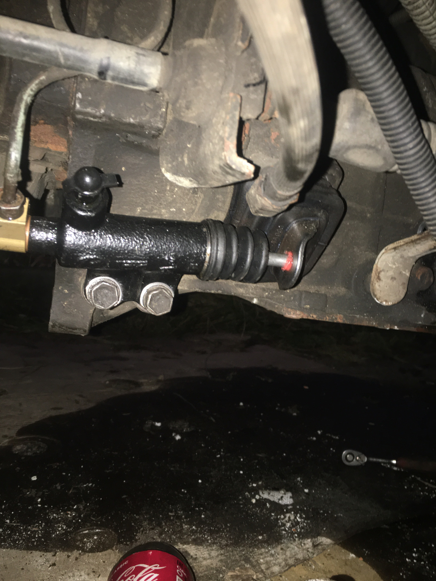 Поломка в дороге, замена вилки сцепления. — Hyundai Porter (3G), 2,5 л ...