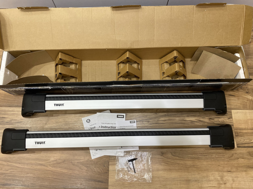 THULE WingBar Edge 9594 — Mitsubishi Lancer X, 1,5 л, 2010 года ...