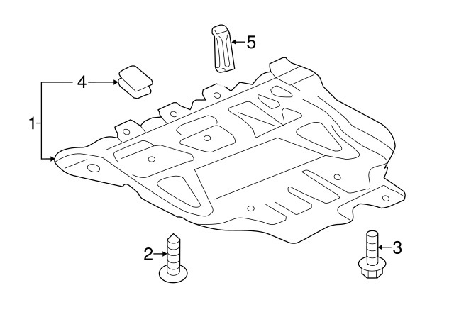 3Q0825902B Нижняя защита VAG | Запчасти на DRIVE2