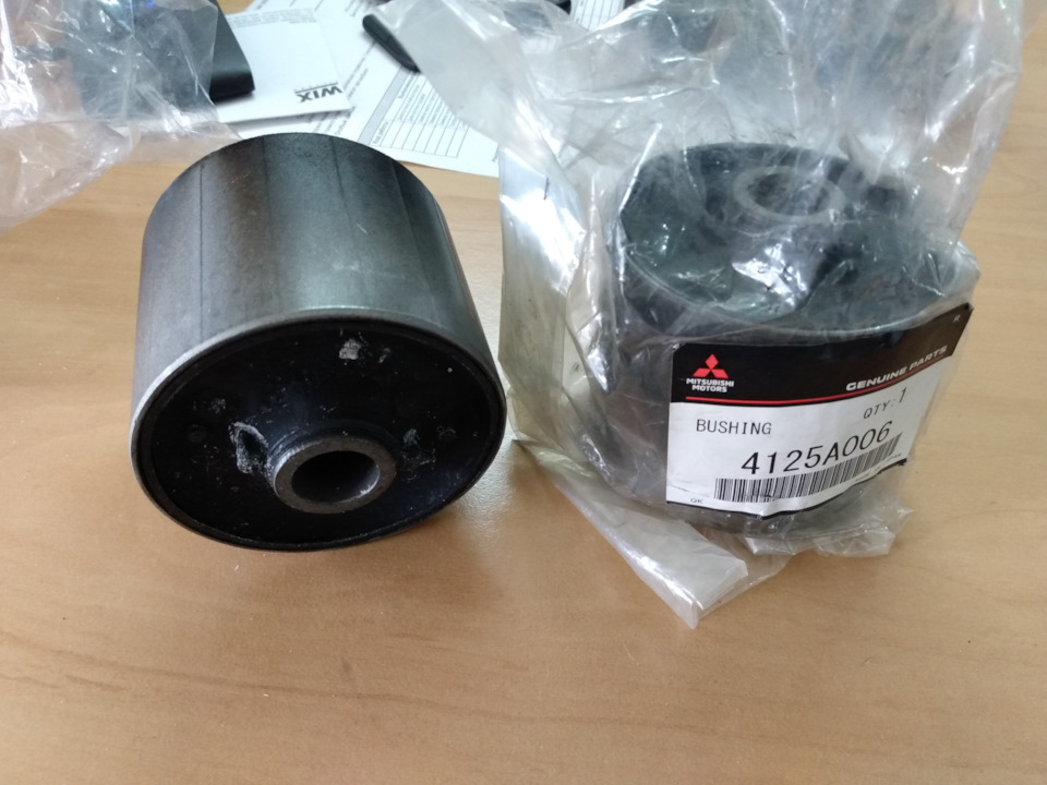 Сайлентблоки задних продольных, ДХО и присадка — Mitsubishi Pajero (4G ...