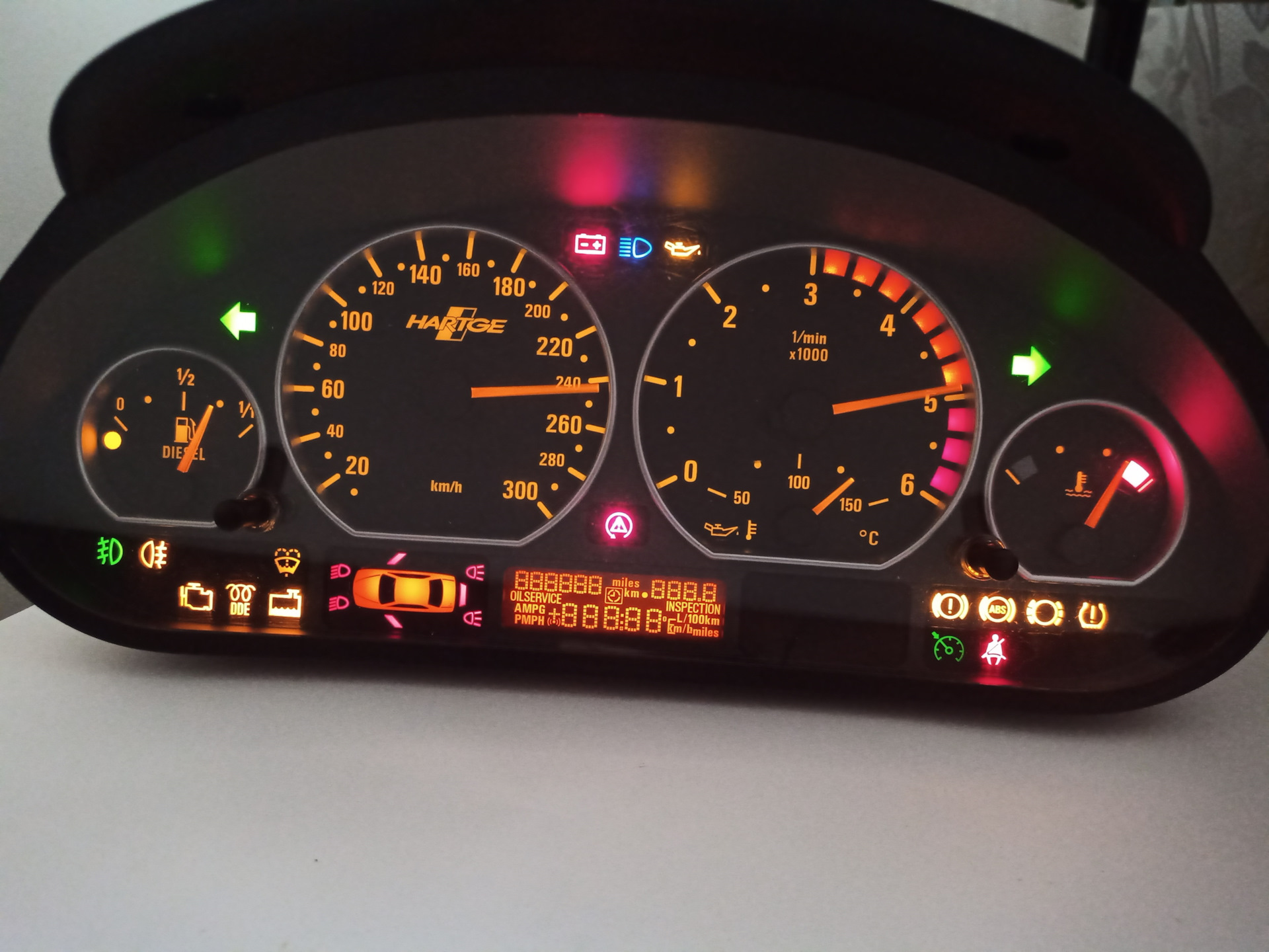 HARTGE E46 M3 Diesel приборная панель — DRIVE2