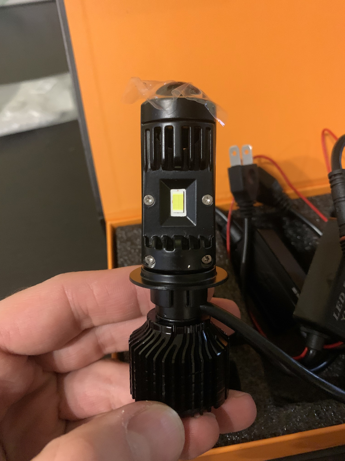 Мини Bi Led H7 (Y10)(6000к) вместо K8C mini (6000k) — Opel Astra J, 1,6 л, 2014 года ...