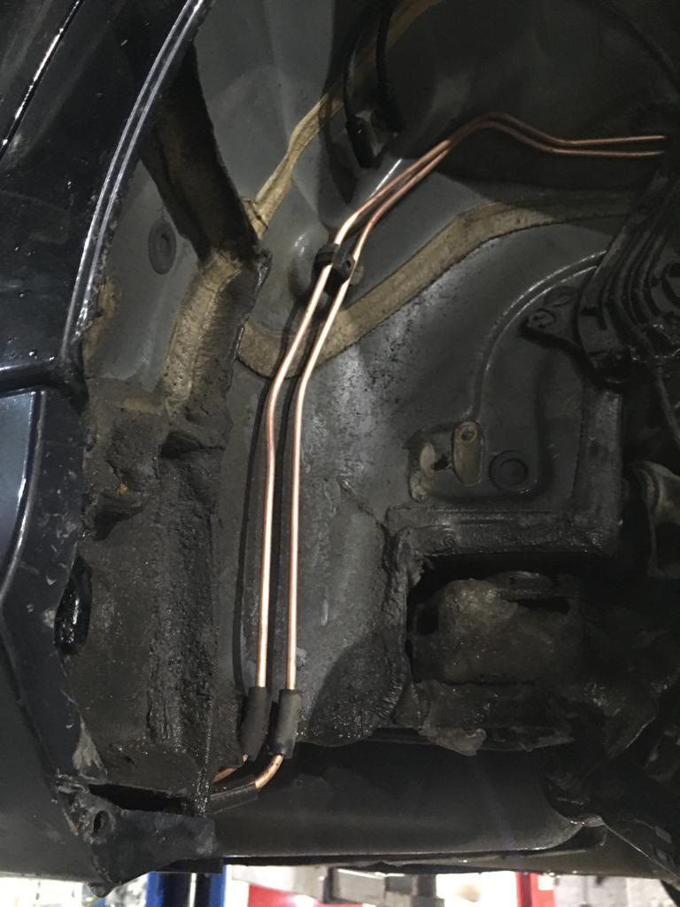 Замена трубок тормозных и механизм ручника — Mercedes-Benz C-Class ...