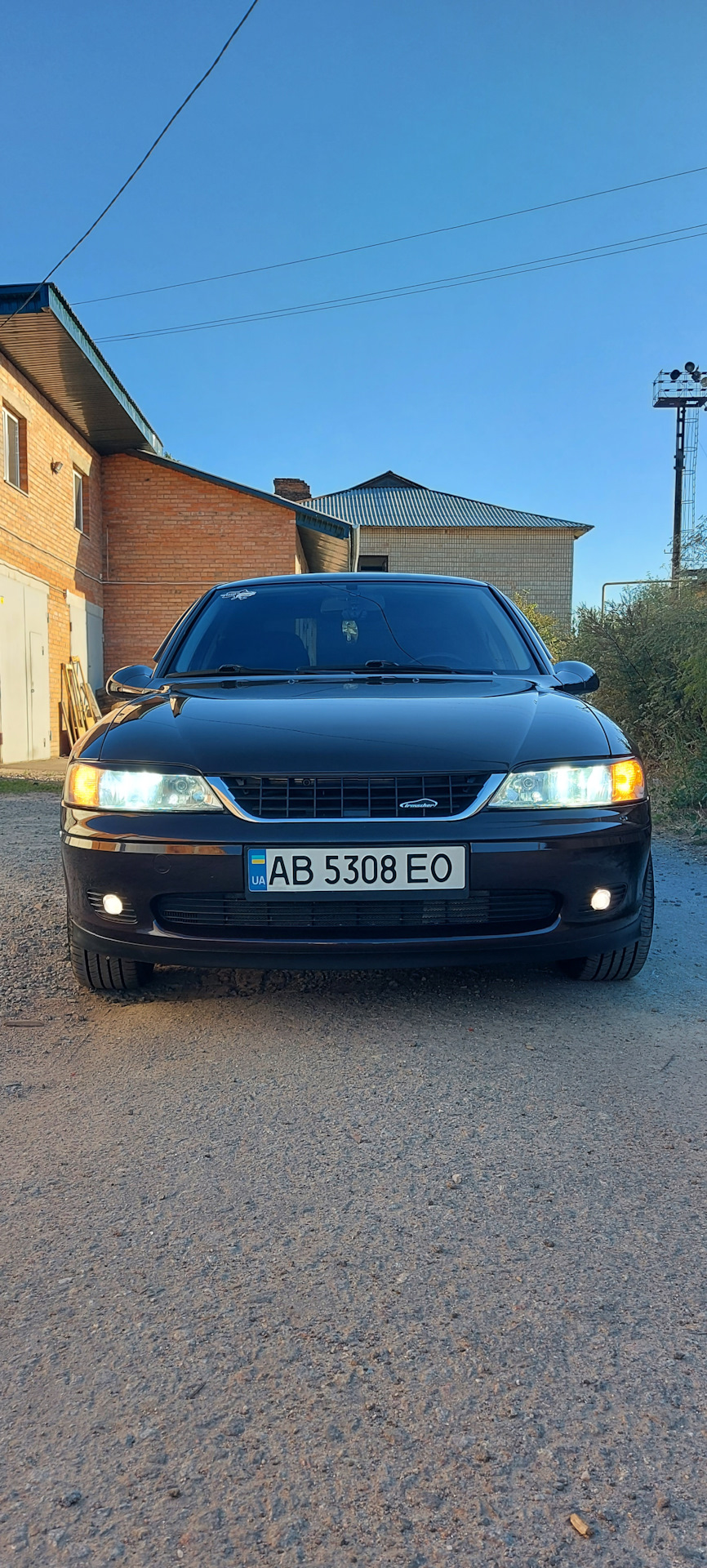 Реснички на фары в цвет машины — Opel Vectra B, 1,6 л, 2000 года ...