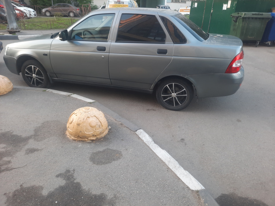 Проставки задние " домики " — Lada Приора седан, 1,6 л, 2007 года ...