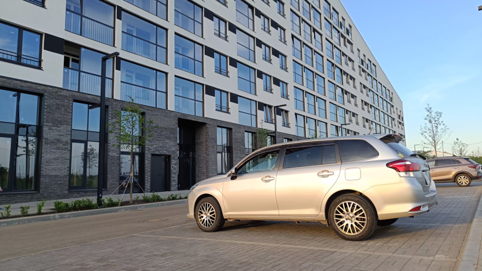 Тяги бархатные — Toyota Corolla Fielder (E160), 1,5 л, 2018 года ...