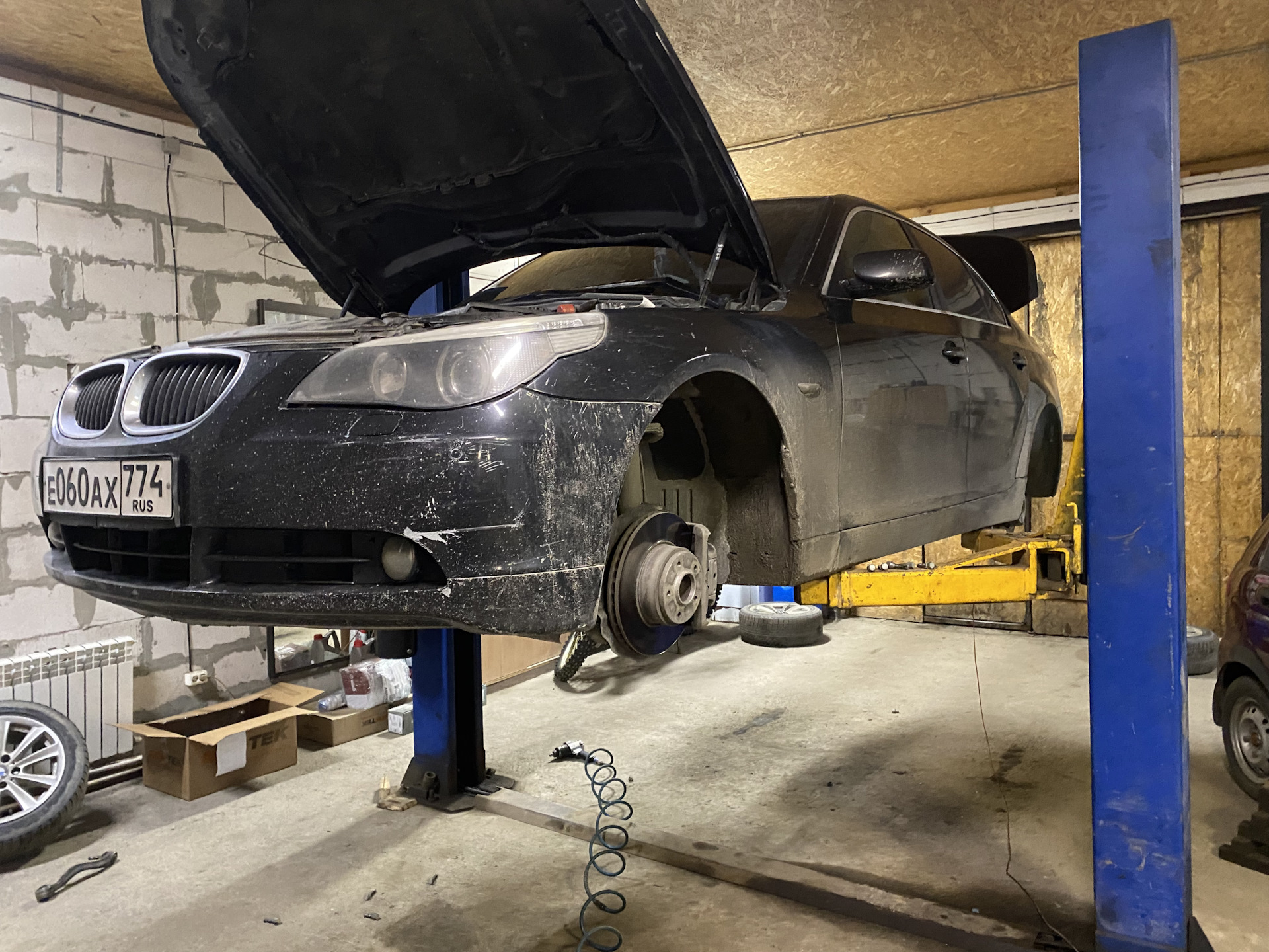 Установка М-Тех подвески s704a — BMW 5 series (E60), 2,5 л, 2006 года | визит на сервис | DRIVE2