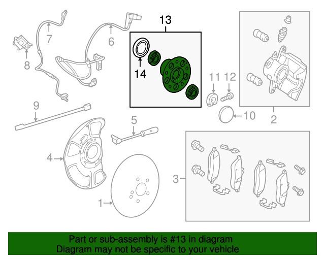 A2183300125 Ступица колеса Mercedes | Запчасти на DRIVE2