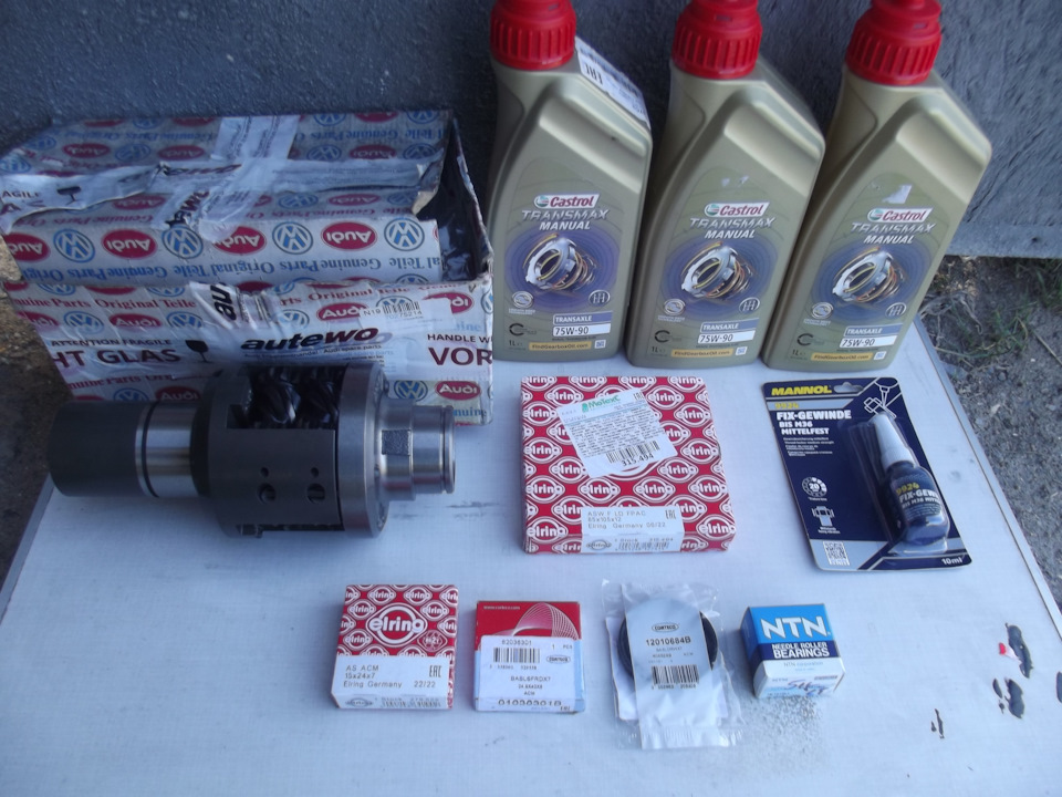 обслуживание КПП ADZ, отличия от других кваттро КПП, замена сцепления ...