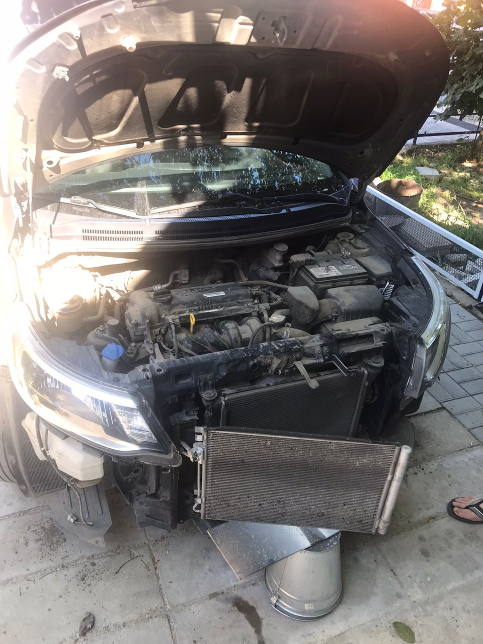 Мойка радиаторов — KIA Rio (3G), 1,4 л, 2016 года | мойка | DRIVE2