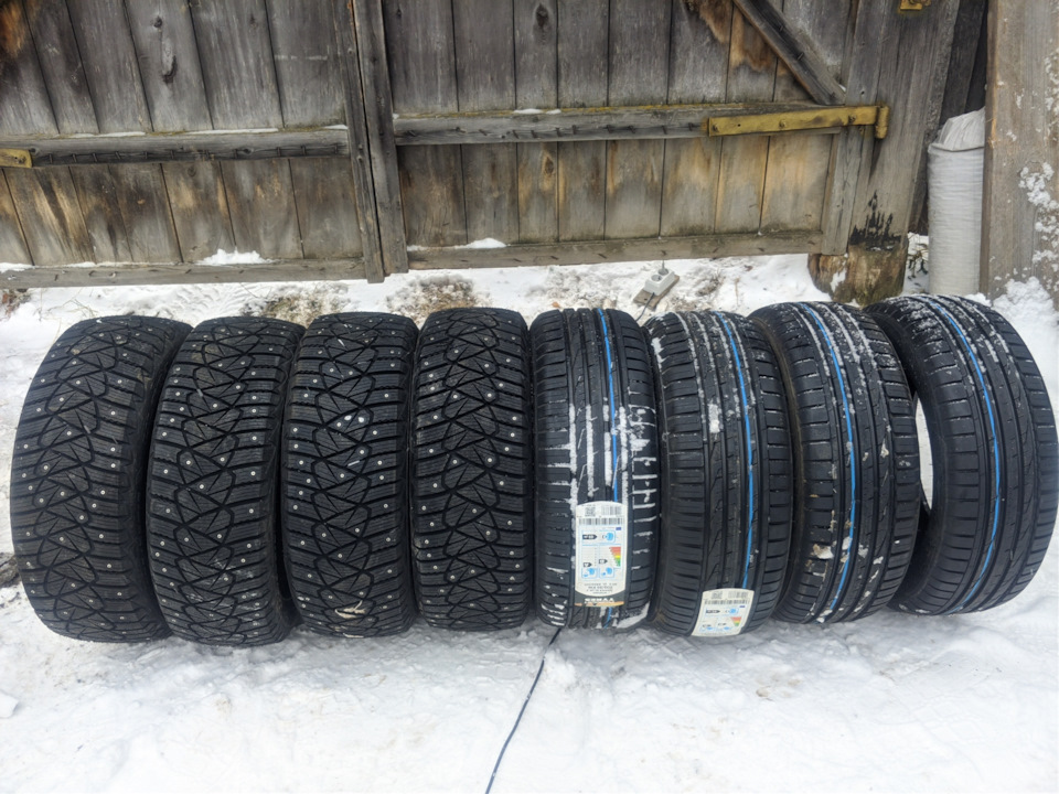 Новогодний подарок (шины) — Peugeot 307 SW, 2 л, 2004 года | шины | DRIVE2