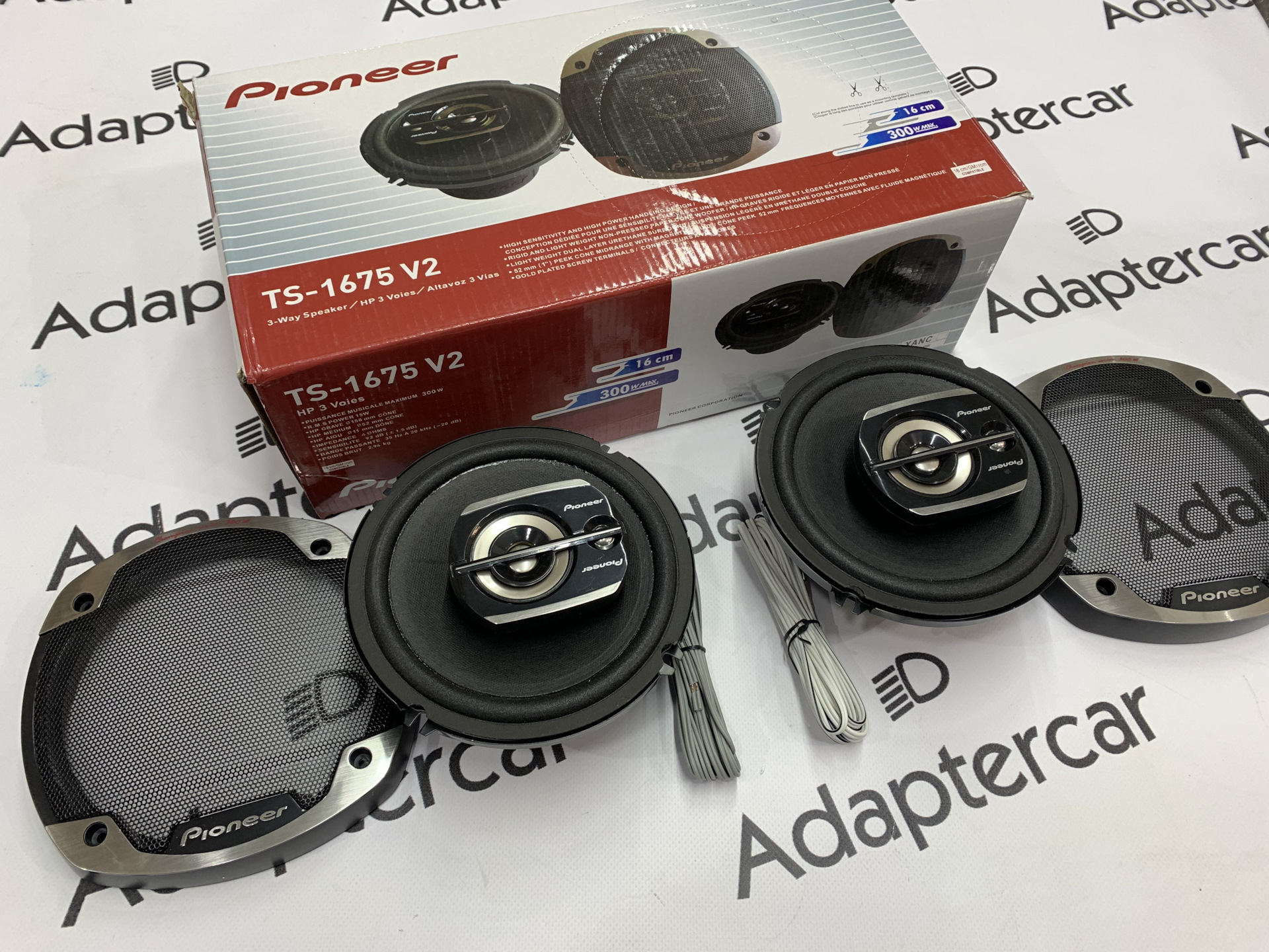 Коаксиальная аудио система Pioneer TS-1675 V2 — Adaptercar на DRIVE2