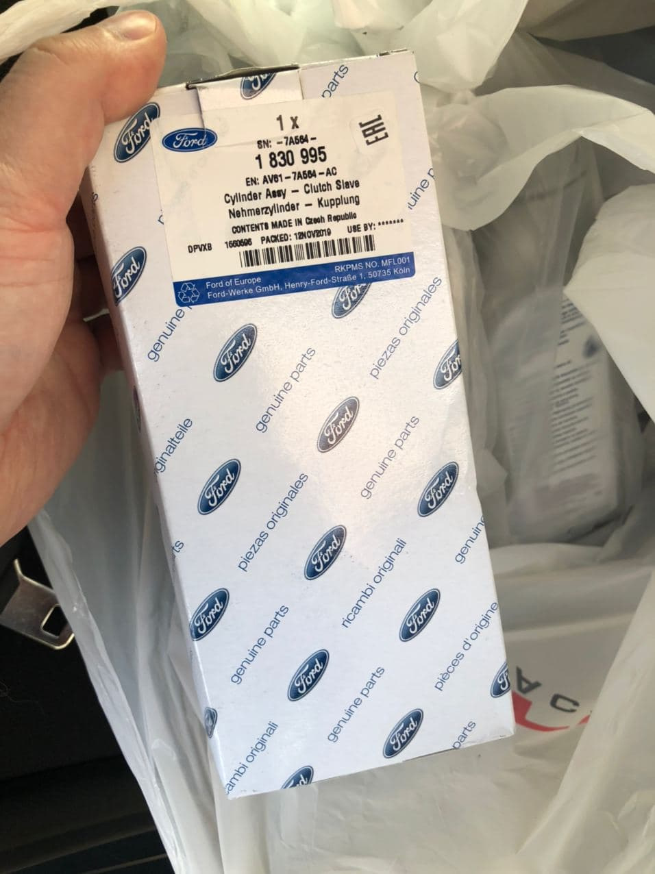 1784775 Сальник к/в задний в сборе / 1,25-1,6 Zetec-S/Duratec/Ecoboost ...