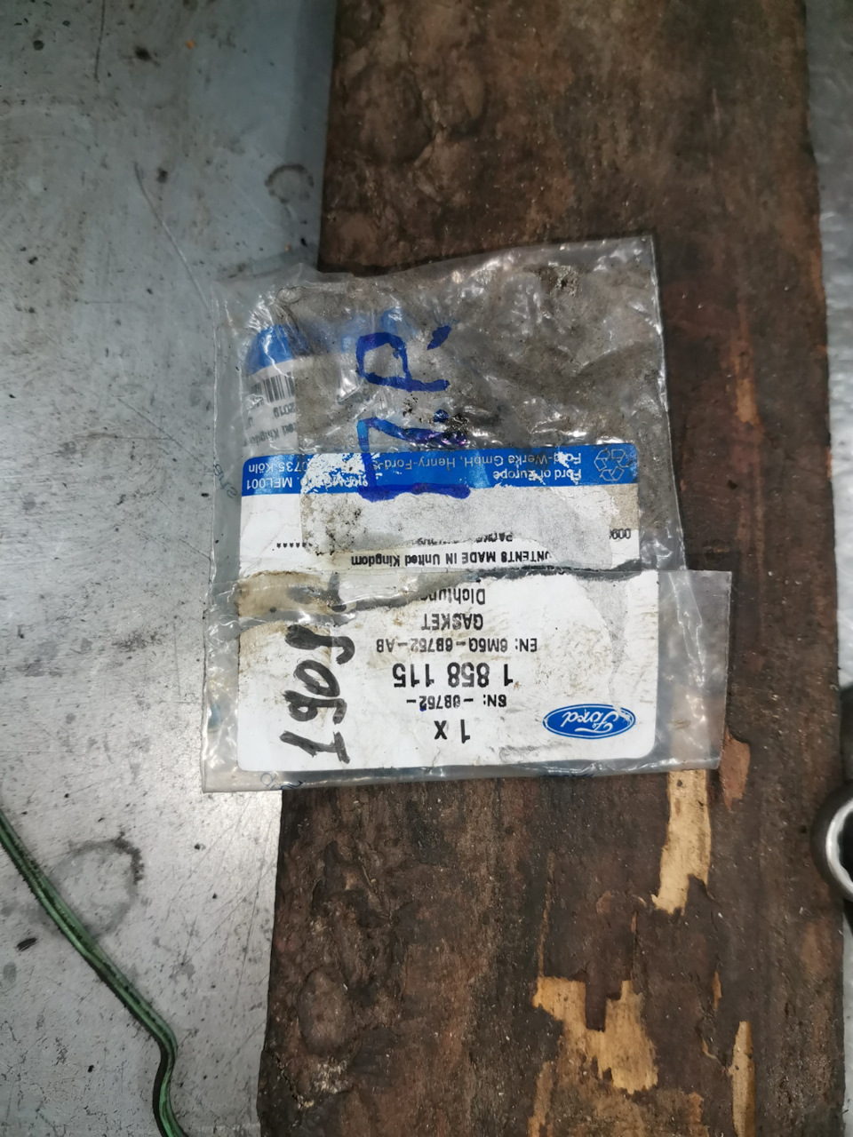 1858115 Прокладка маслоотделителя / 1,6 EcoBoost 10~ Ford | Запчасти на ...