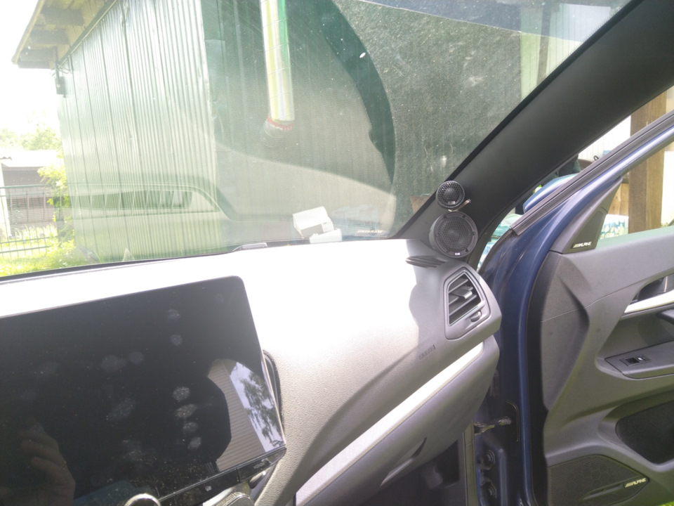 Blam LT25 и LFR52 в штатных вёдрышках. — Lada Vesta (1G), 1,6 л, 2017 ...