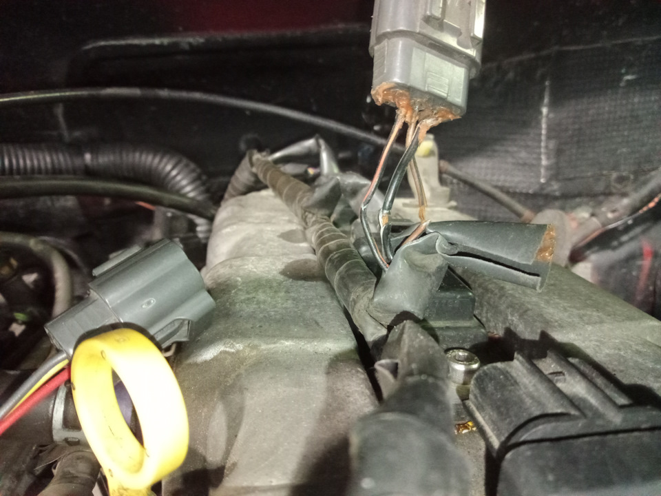 проводка на катушки зажигания . — Chevrolet Tracker II, 2 л, 2001 года ...