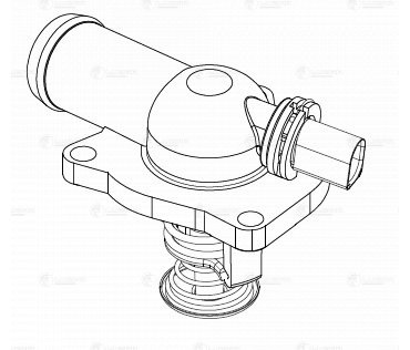 LT18K2 Термостат для автомобилей VW Golf IV (97-)/Bora (00-) 1.6i (109 ...