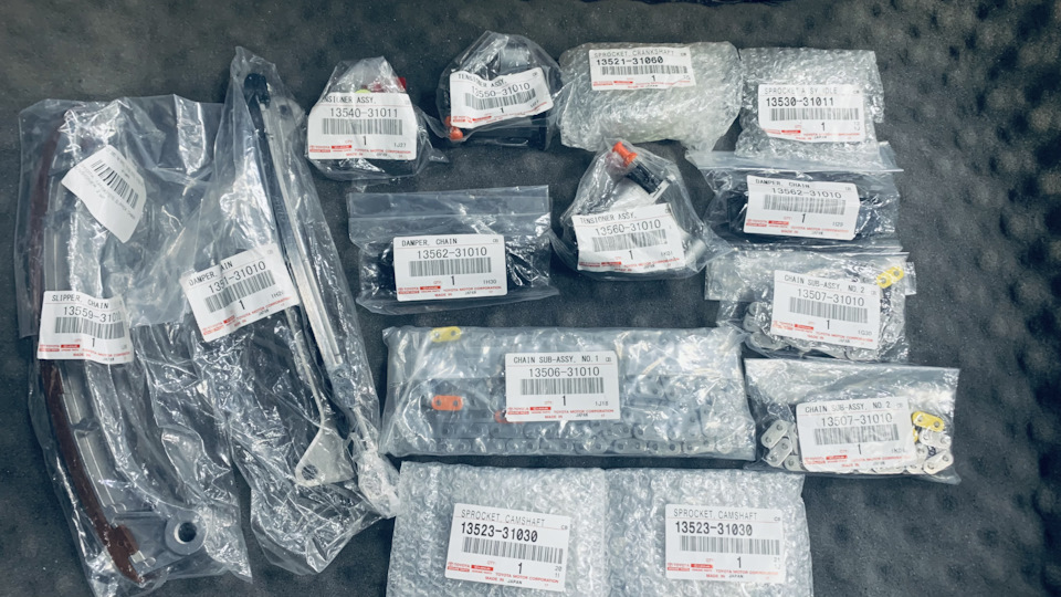 ☑®™ Замена цепи ГРМ и Муфт VVT-I на ПРАДО 120 — Toyota Land Cruiser ...