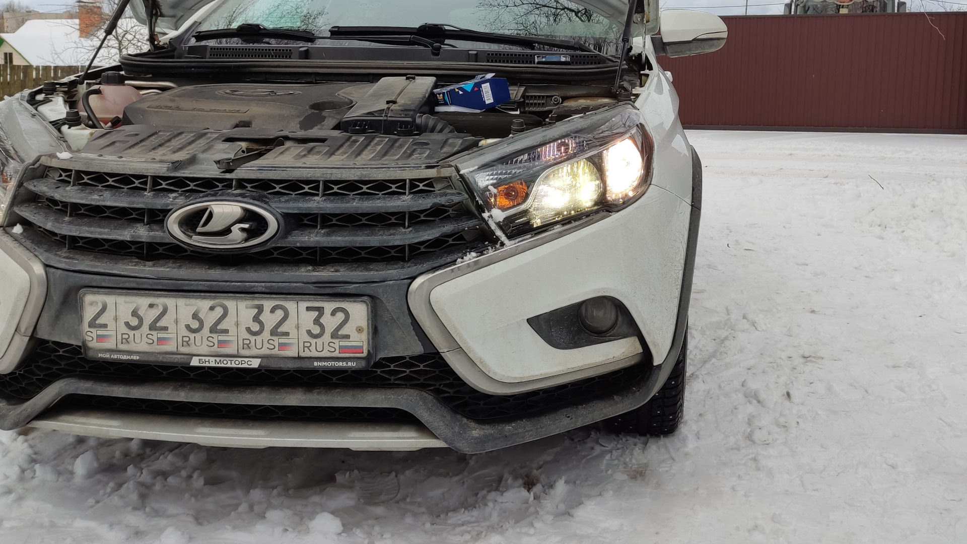 Балуемся со светом K5C 40W. — Lada Vesta SW Cross (1G), 1,8 л, 2019 года | тюнинг | DRIVE2