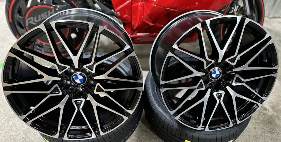 18. Летний комплект разношироких колес 818 стиль R21 на BMW X5 G05 ...