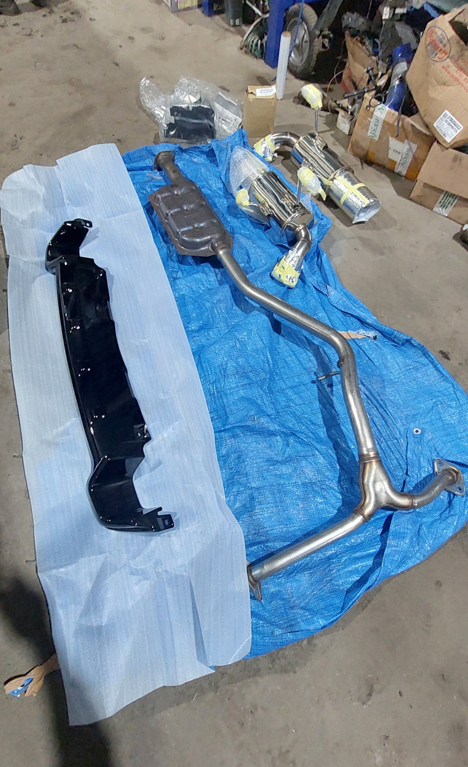 Двойной выхлоп Ganador — Subaru Forester (SK), 2,5 л, 2020 года ...