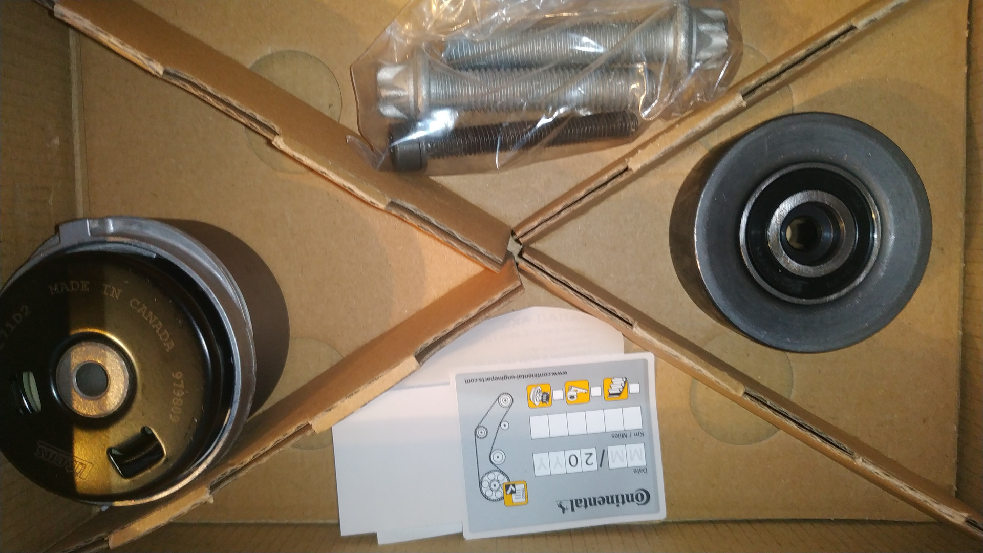 Комплект ГРМ CT1077K2 от Continental — Opel Astra H, 1,8 л, 2010 года ...