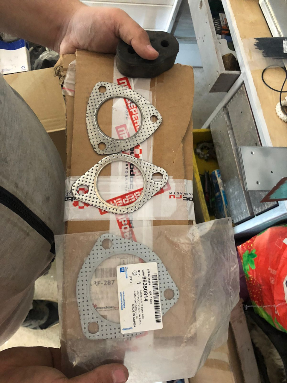 96350814 Прокладка приёмной трубы GM | Запчасти на DRIVE2