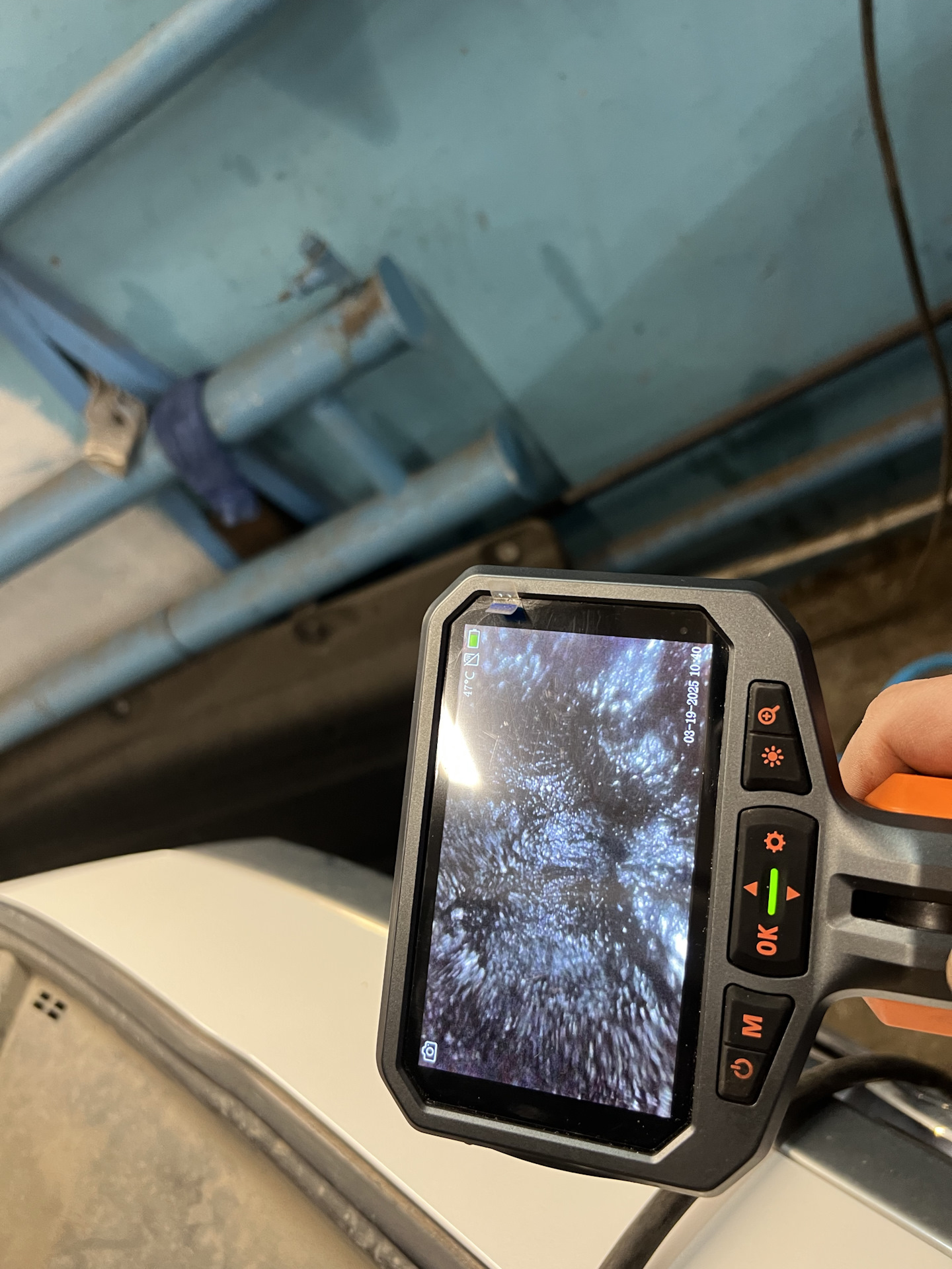 ТО и чистка датчика, замена прокладок теплообменника на масляном ...