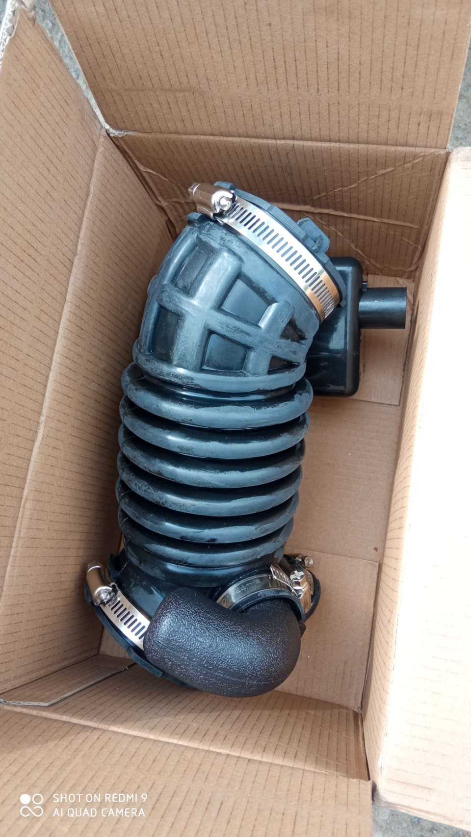 Гофра впускного коллектора — Nissan Qashqai (1G), 2 л, 2011 года ...