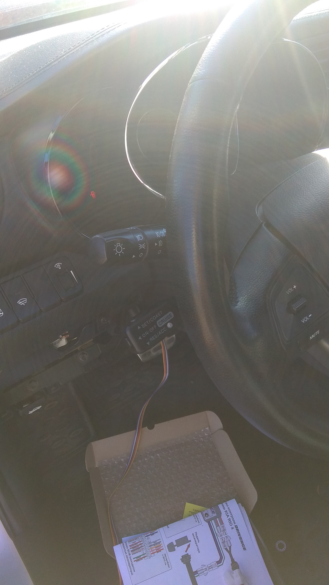 Круиз-контроль DRIVENGE KIR-01M — KIA Rio (3G), 1,6 л, 2012 года ...