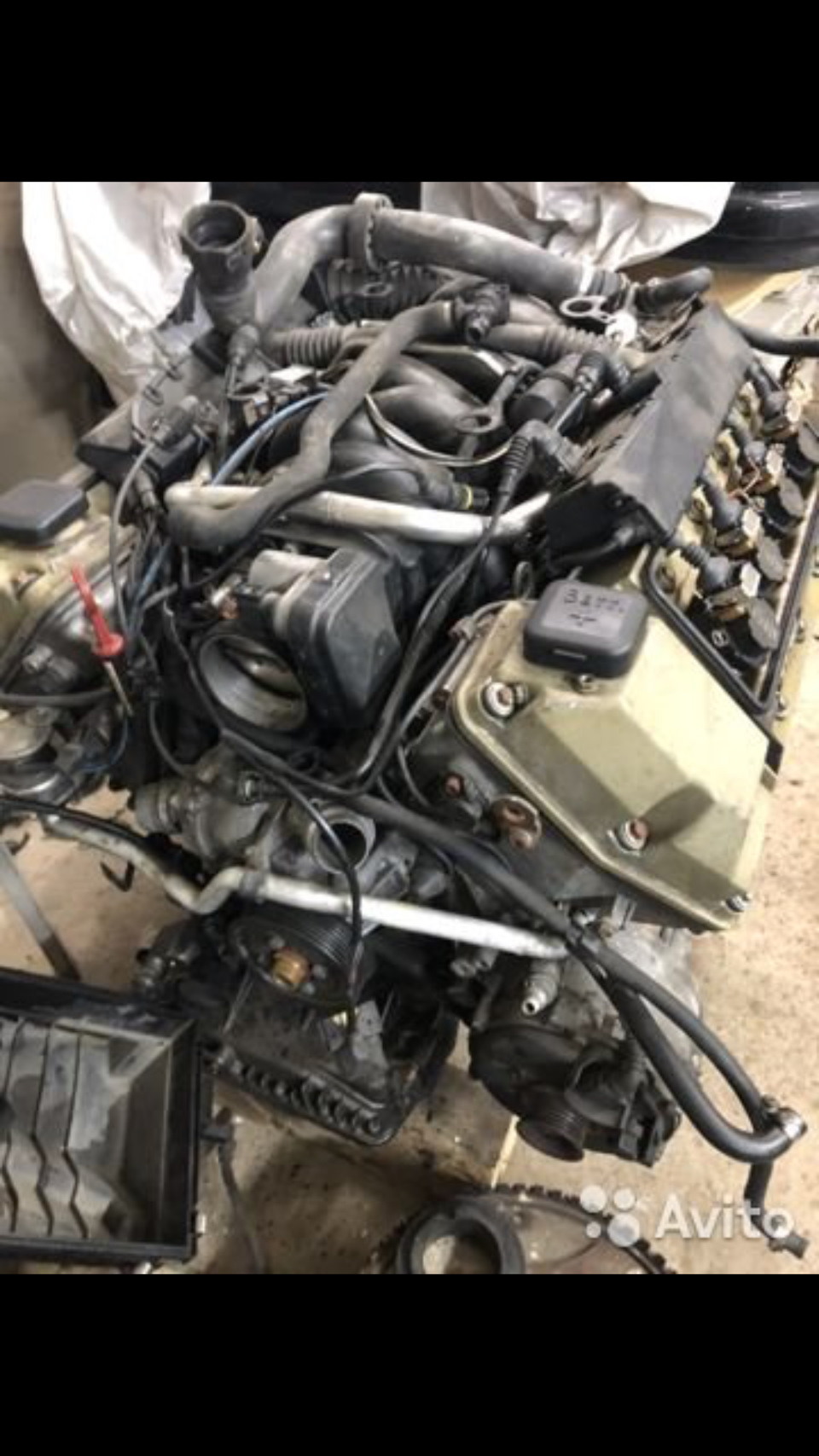 Двигатель от BMW m62b35 с АКПП на ГАЗ 24 — ГАЗ 2410, 3,5 л, 1990 года ...