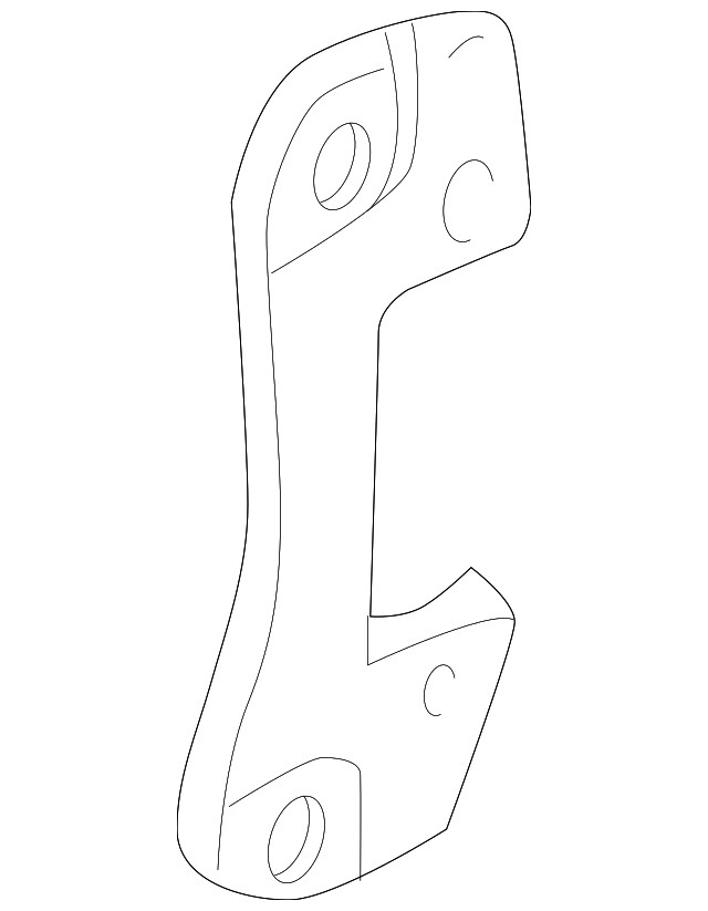 4605A210 Кронштейн заднего тормозного суппорта Mitsubishi | Запчасти на ...