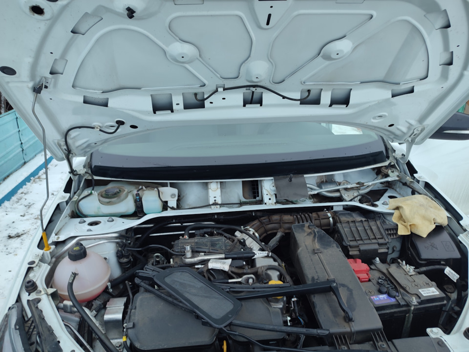 Сетка воздухозаборника на магнитах — Lada Vesta, 1,6 л, 2021 года ...