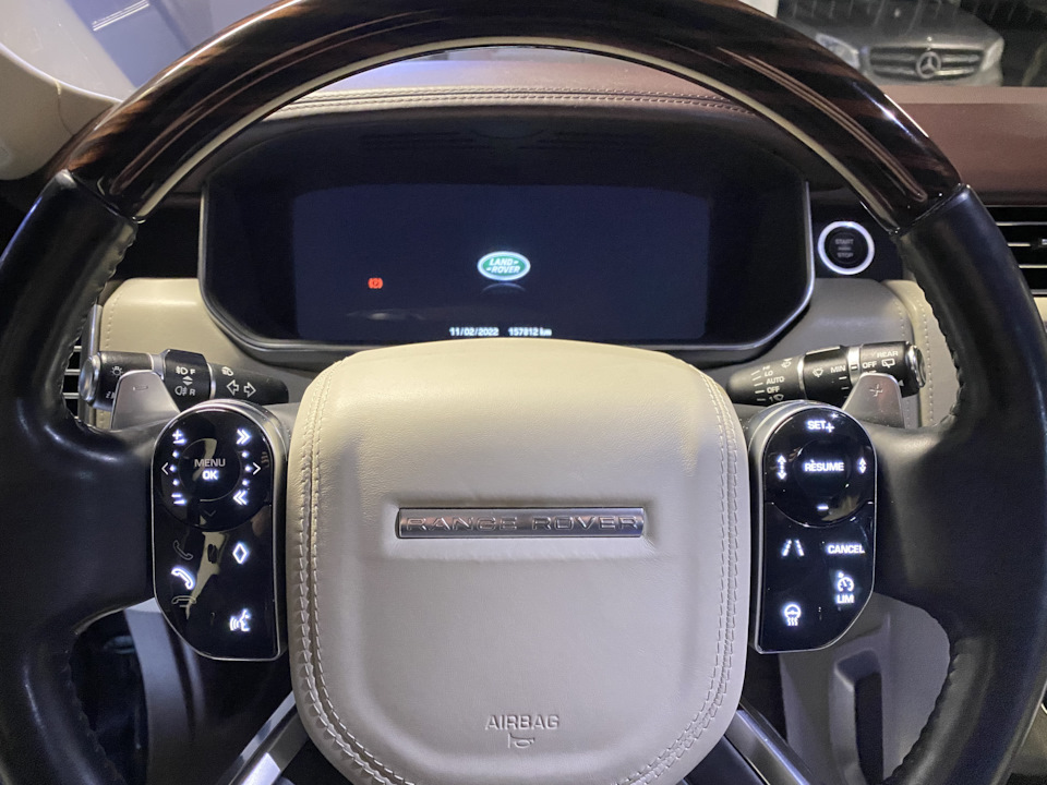 Подрулевые лепестки — Land Rover Range Rover (4G), 5 л, 2014 года ...