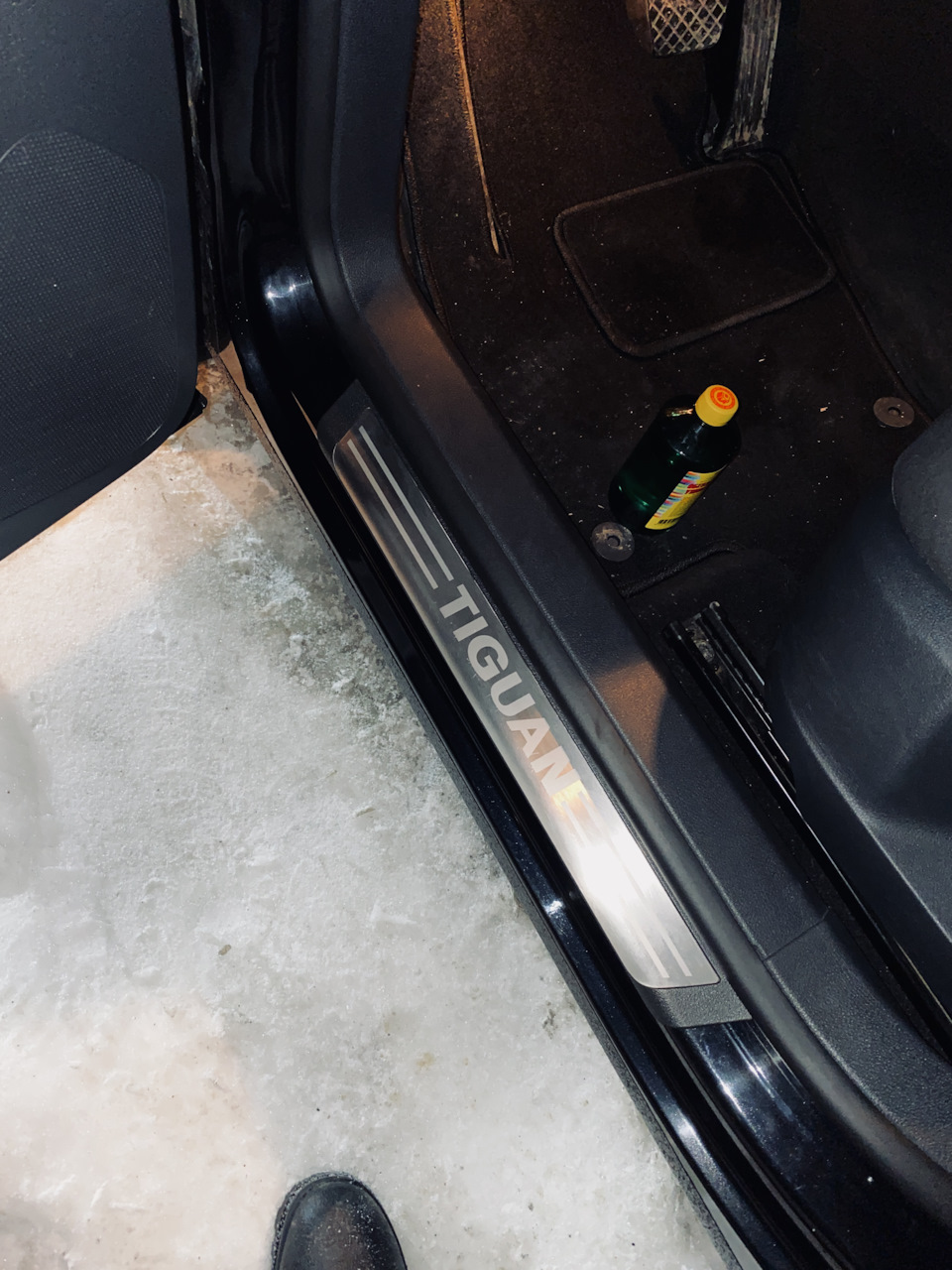 Декоративные пороги — Volkswagen Tiguan (1G), 2 л, 2013 года | стайлинг ...
