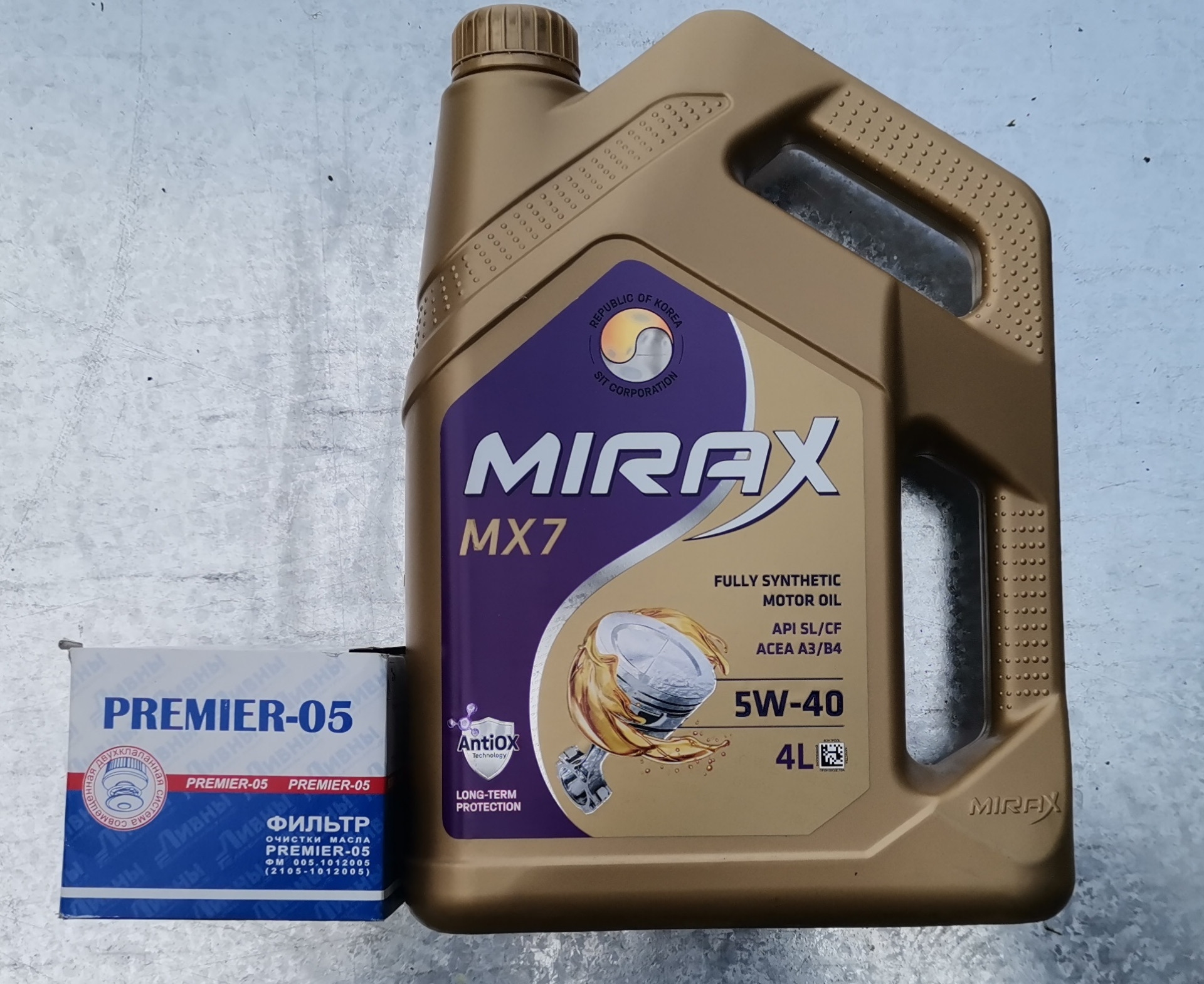 MIRAX MX7 5W40+Ливны примьер 05 — Lada Vesta SW (1G), 1,6 л, 2018 года ...