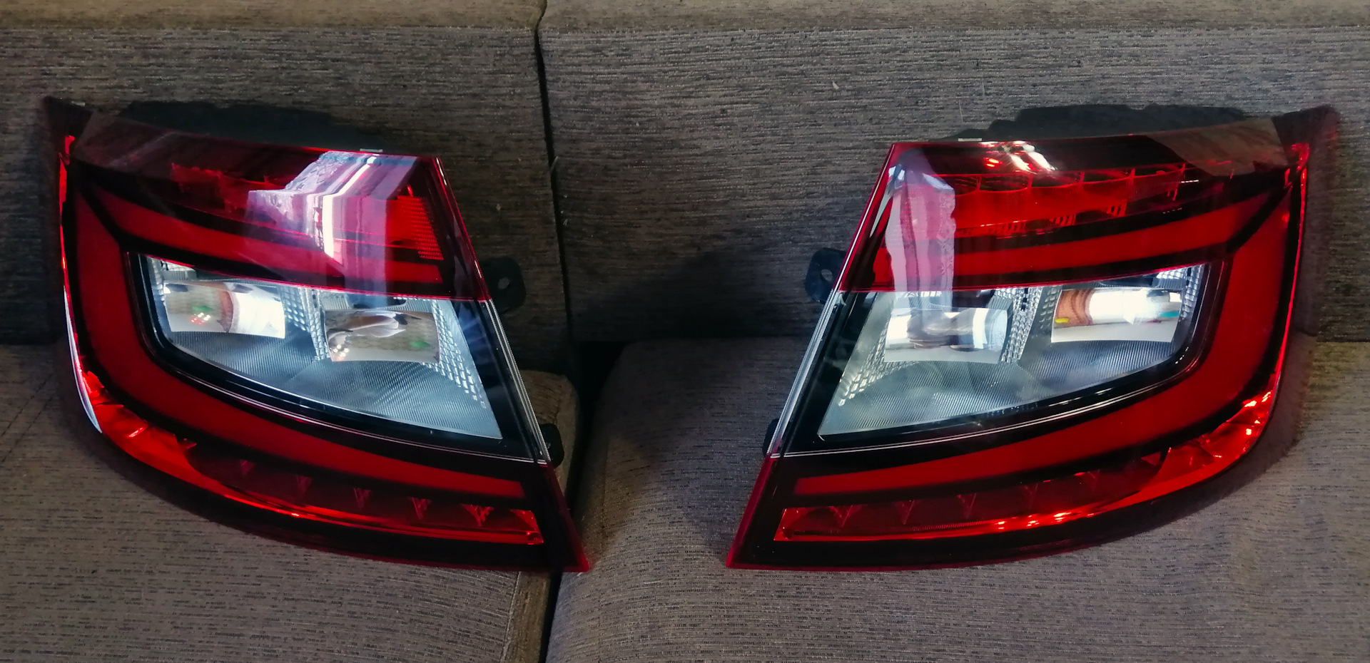 Задние фонари топ FULL LED HIGH. — Skoda Octavia A7 Mk3, 1,4 л, 2018 ...