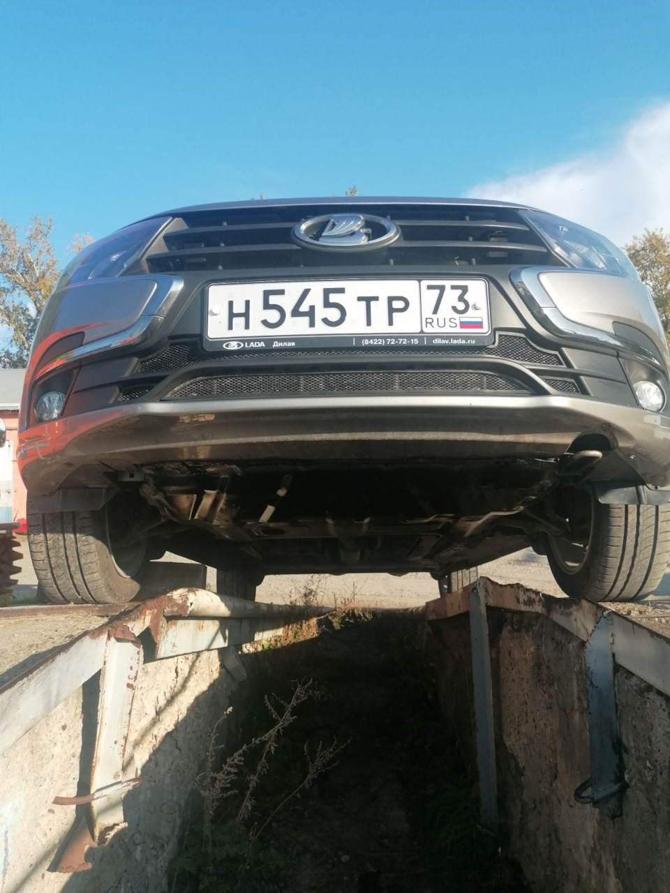 Аэродинамические щитки — Lada Гранта Лифтбек (2G), 1,6 л, 2019 года ...