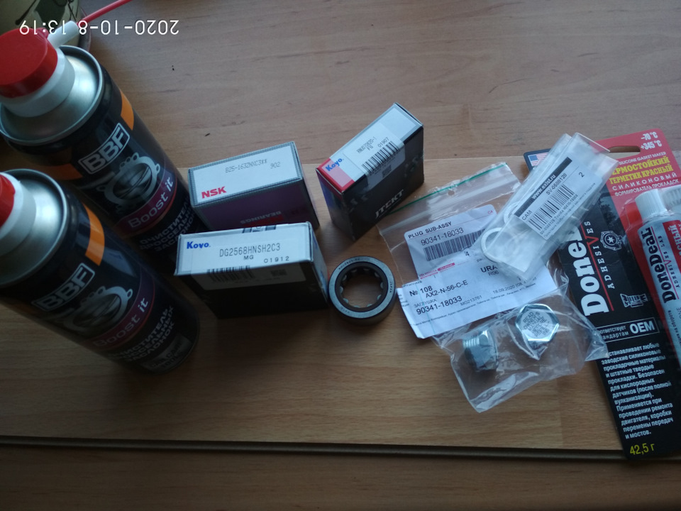 Ремонт коробки С50 Тойота Королла — Toyota Corolla (120), 1,6 л, 2006 ...