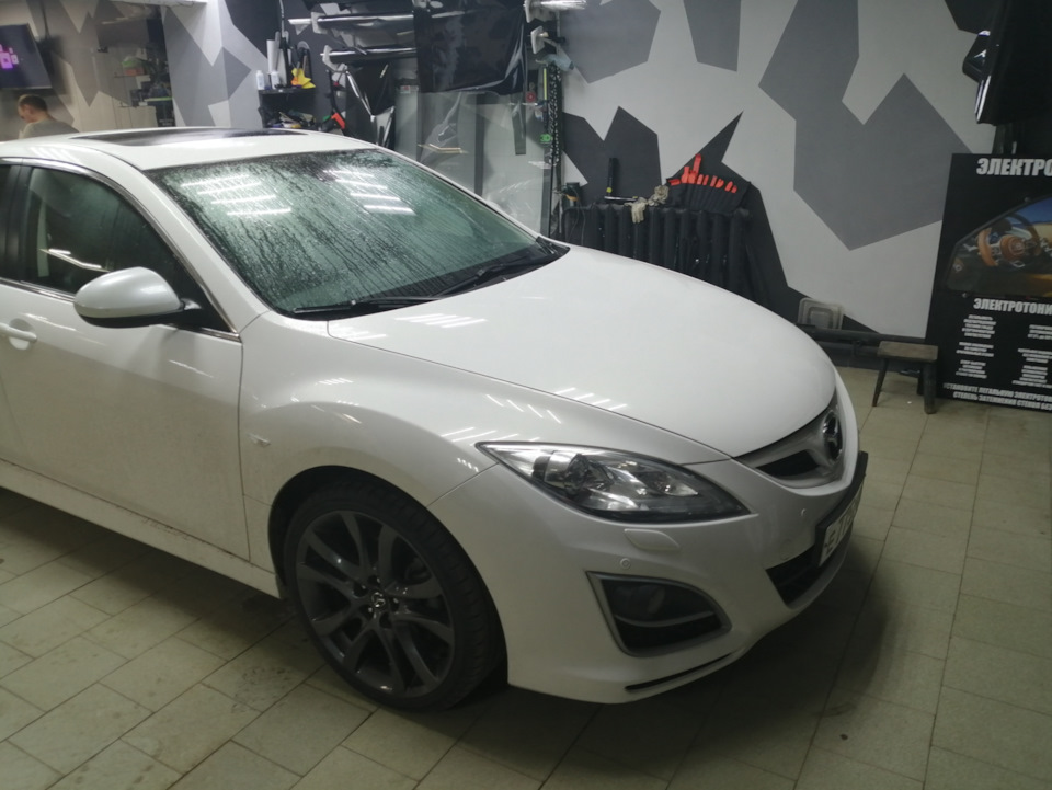 Покраска порога, накладки — Mazda 6 (2G) GH, 2,5 л, 2010 года ...