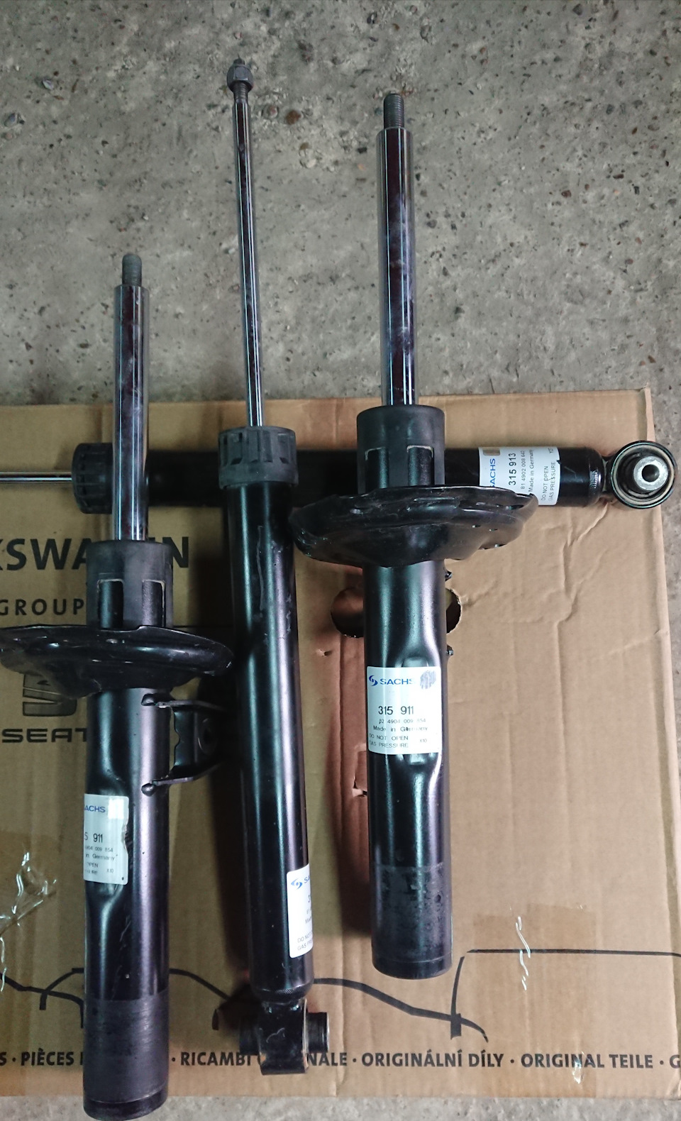 315913 Амортизатор для AUDI, SEAT, SKODA, VW SACHS | Запчасти на DRIVE2